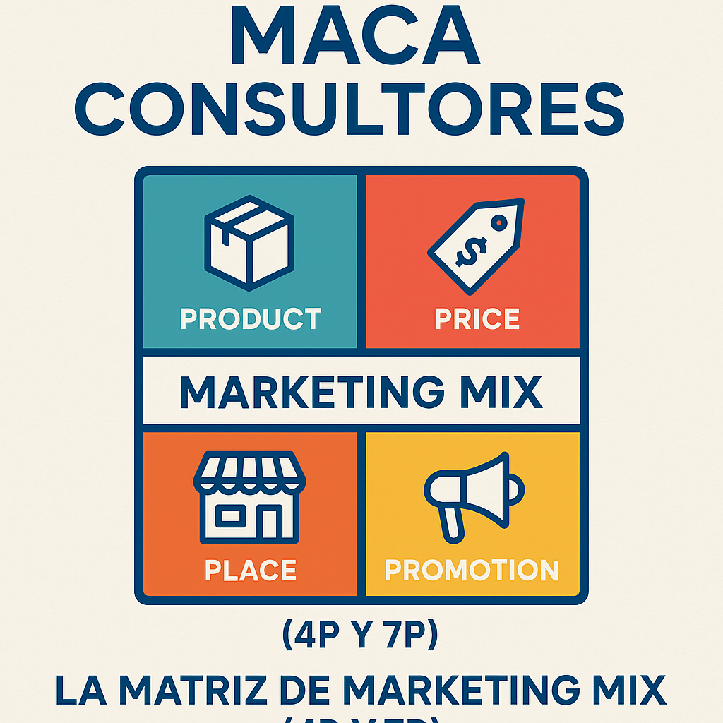 ¿Qué es la Matriz de Marketing Mix (4P y 7P) y cómo se aplica en tu ...